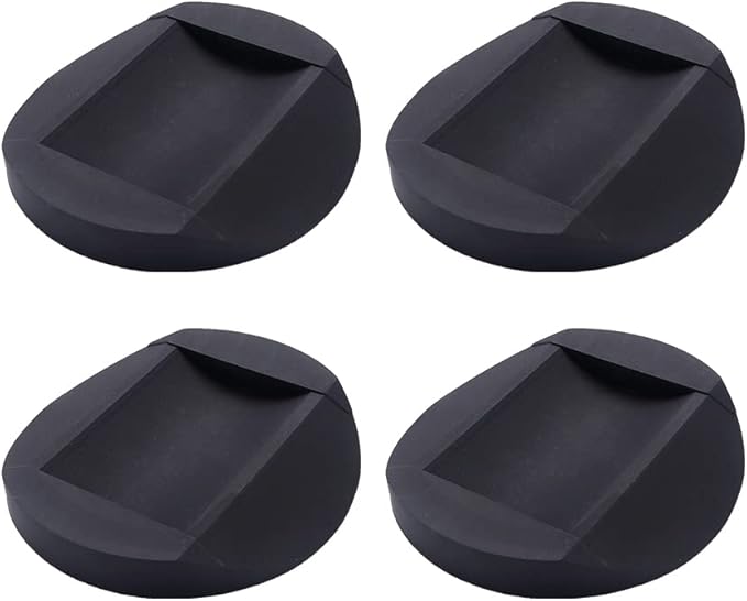VooGenzek 4 PCS Furniture Caster Cups, Rubber Feet Protector Pads ...