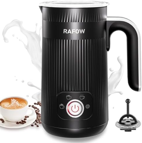 Milk Frother Electric 4 in 1 - Automatic Milk Frothers 500ML Large ...