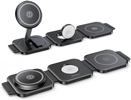 Amazon.com: JARGOU[2 Picks] 3 in 1 Wireless Charger, Fast Charging ...