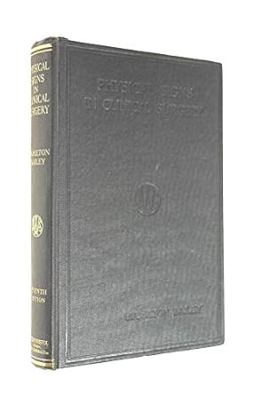 Demonstrations of Physical Signs in Clinical Surgery: Amazon.co.uk ...