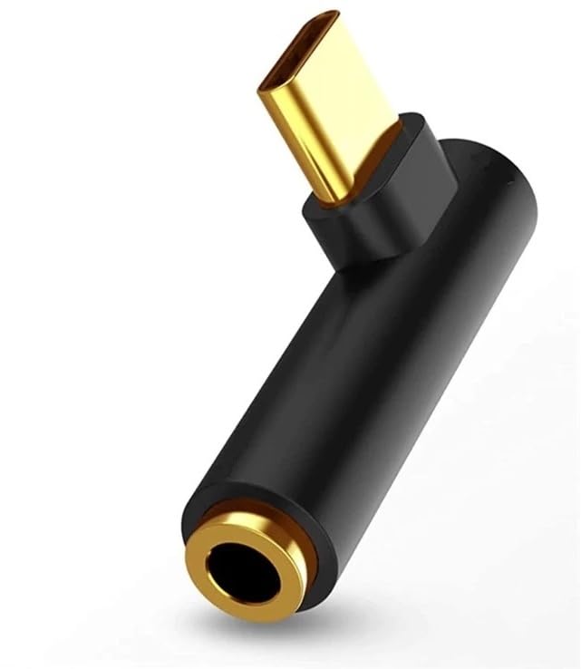 ASTOUND Type C Male 90° Angle Angled to 3.5MM Aux Female Headset Jack ...