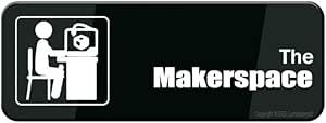 Amazon.com : Acrylic Sign For Wallthe Makerspace Sign Durable, Long ...