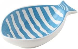 Amazon.com: Cute Small Fish Dish Hand-painted Underglaze Colored Fish ...