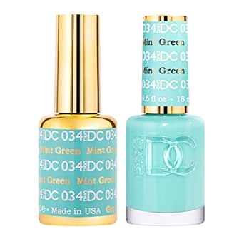 Amazon.com: DND DC Gel Polish Set, Green Collection, UV/LED Gel Polish ...