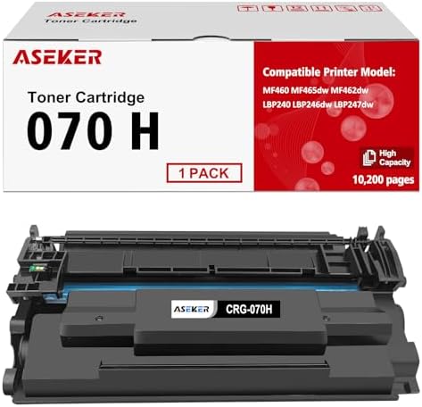 Aseker Compatible 070H Toner Cartridge 5640C001 Replacement for Canon ...