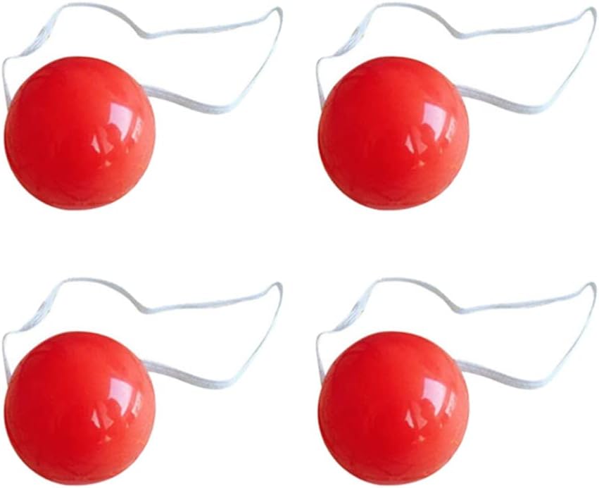 Amazon.com: ABOOFAN Light Up Clown Nose 4pcs Reusable Reindeer Nose LED ...