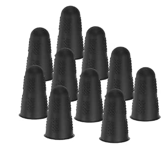 Amazon.com: PATIKIL Finger Covers Cots, Black Silicone Finger Tips ...