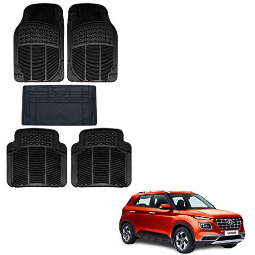Autokaar All Weather Rubber Car Floor Mat, Anti Skid PVC Car Foot Mat ...