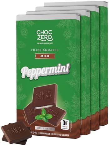 Amazon.com : ChocZero Sugar Free Milk Chocolate Peppermint Patties ...