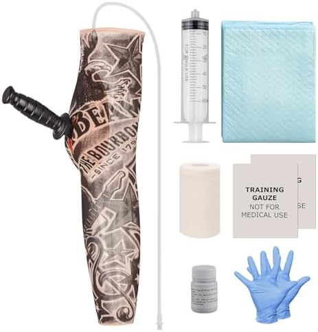 Amazon.com: MedEduQuest Wound Training Knife Kit, Wearable Arm Sleeve ...