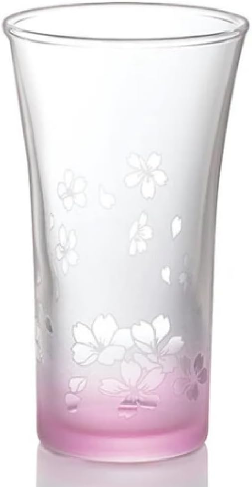 Amazon.co.jp: OTSUKA GLASS サンドブラスト 桜の舞・一口ビール : ホーム＆キッチン