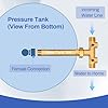 Upgrade Pressure Tank Tee Kit for Water Well Pressure Tank, Well Tank ...
