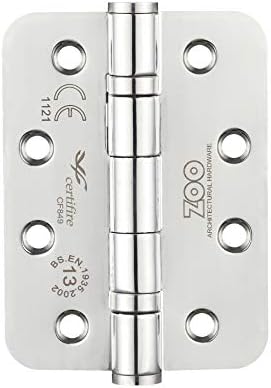 Pair 102mm (4") Grade 13 Radius Ball Race Hinge | ZHSS243R : Amazon.co ...