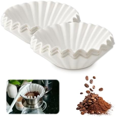 200 Stück Korbfilter Kaffeefilter 80/200mm Papierfilterkorb ...