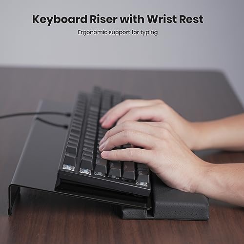 Snapklik.com : Computer Keyboard Stand Acrylic Tilted Keyboard Holder ...
