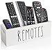 Amazon.com: Remote Control Holder, Farmhouse Remote Storage Caddy ...