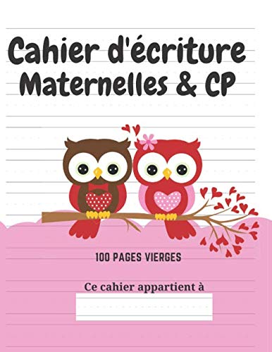 Buy Cahier d'écriture Maternelles & CP: 100 pages vierges | Ecrire les ...