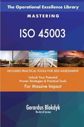 Amazon | The Operational Excellence Library; Mastering ISO 45003 ...