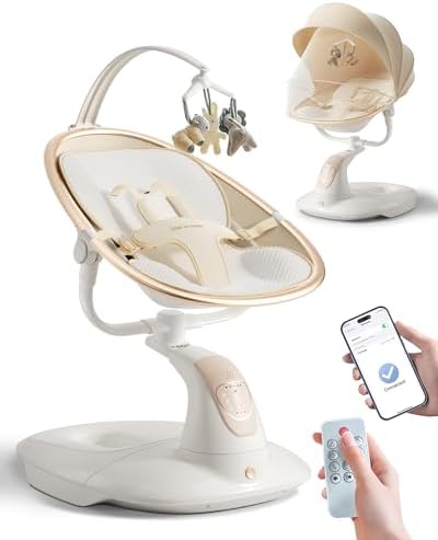 Amazon.com : Baby Swing for Infants to Toddler, Electric Baby Swing ...