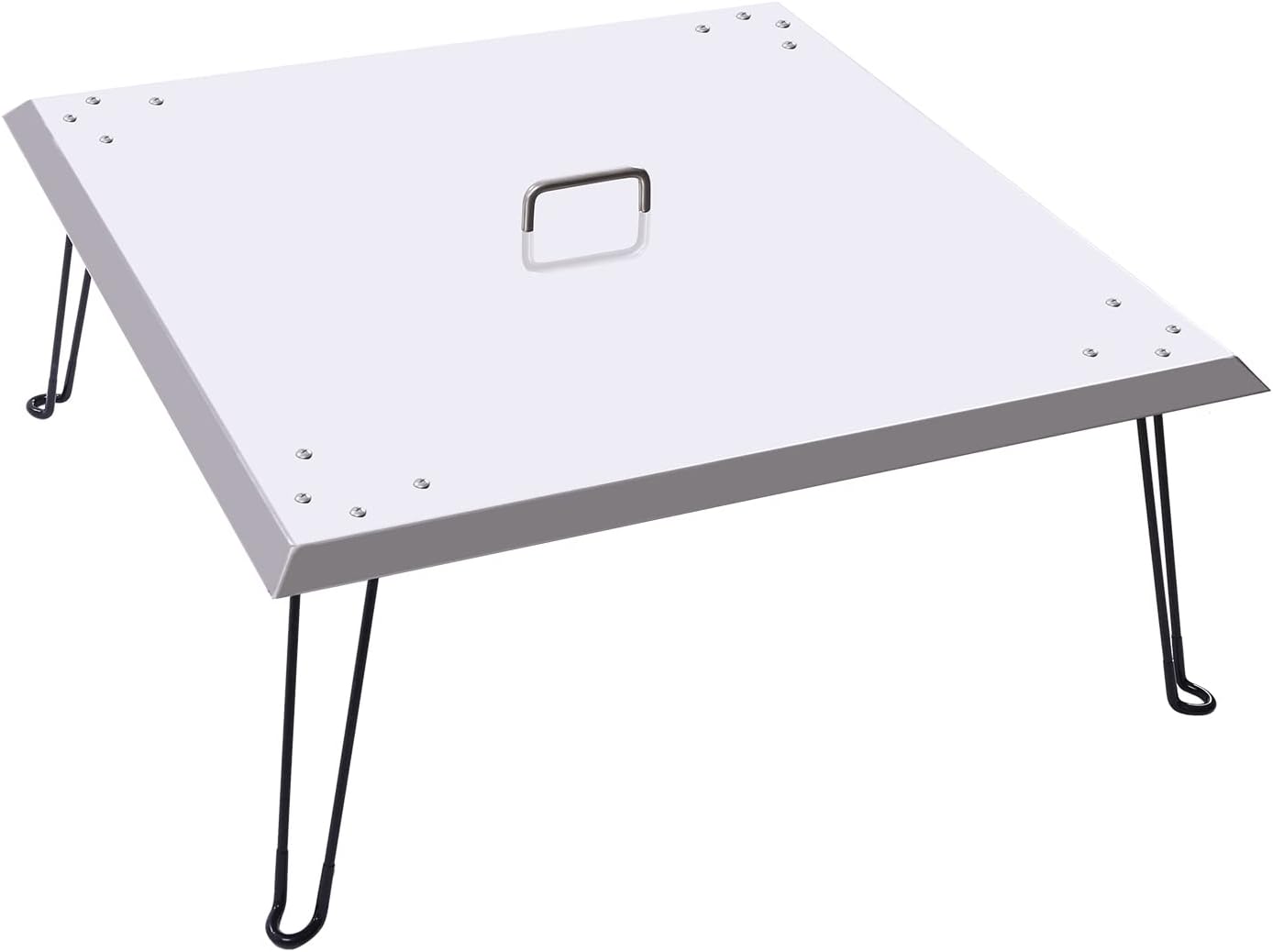 Amazon.com : Fire Pit Heat Deflector, 24 x 24 x 24 Inch Stainless Steel ...