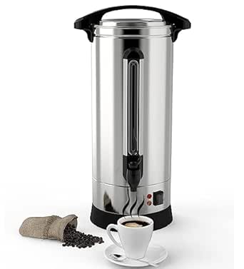 Amazon.com: Garvee Commercial Coffee Urn - 60 Cup Large Coffee Urn ...