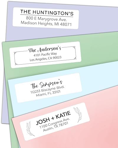 Amazon.com : Personalized Return Address Labels - Custom Address ...