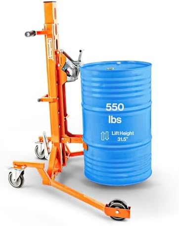 Amazon.com: SuperHandy Hydraulic Drum Lift for 55-Gallon Drums – Heavy ...