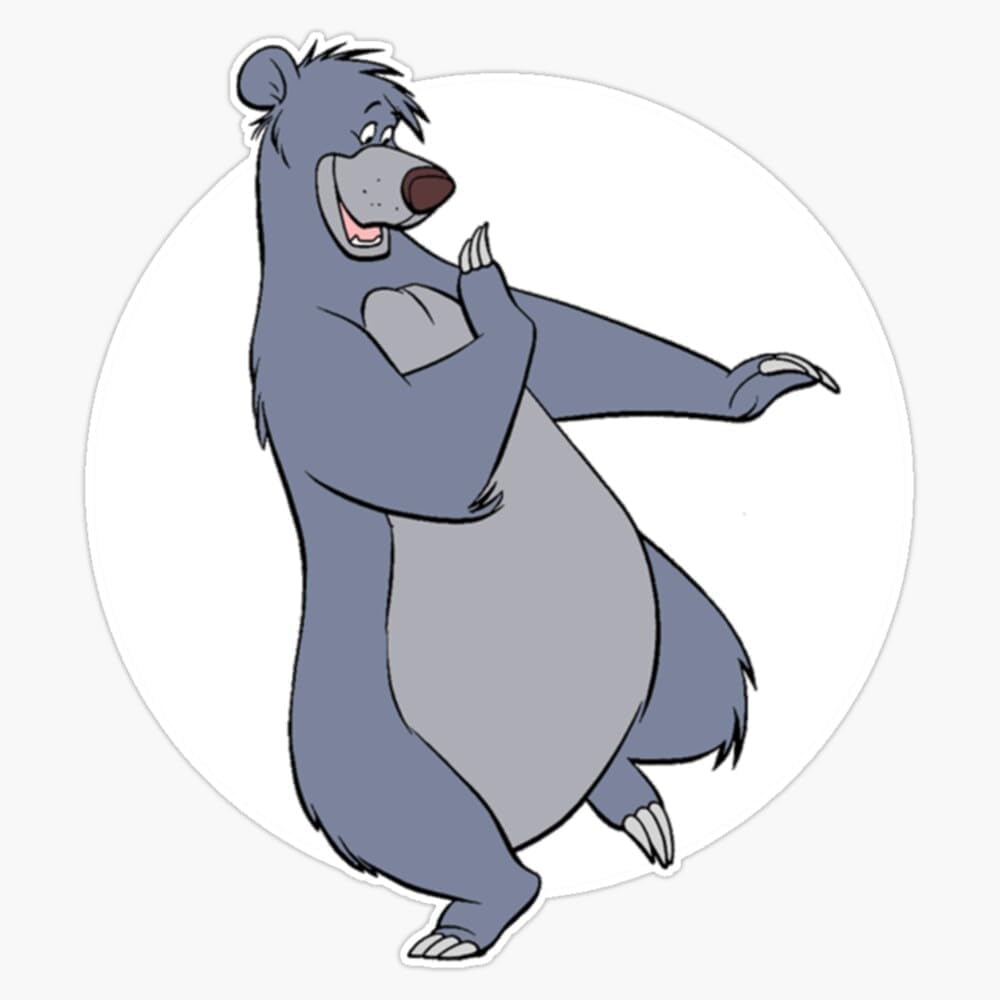 Amazon.com - Baloo Sticker Bumper Sticker Vinyl Decal 5"