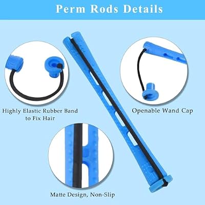 40Pcs Small Perm Rods for Short Hair Blue Cold Wave Italy | Ubuy