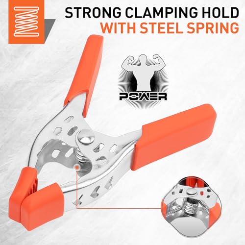 Snapklik.com : HORUSDY 8-Piece 4 Inch Spring Clamp