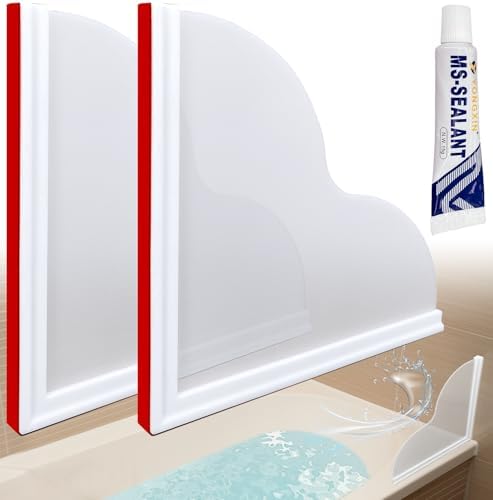 Amazon.com: Spidfee Shower Splash Guard Kit, Large Splash Guards for ...