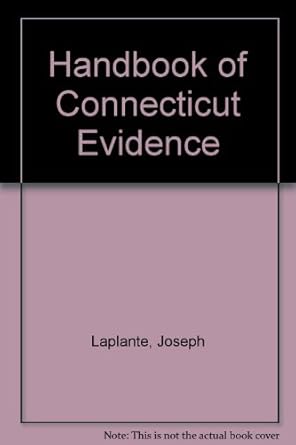 Buy Handbook of Connecticut Evidence Book Online at Low Prices in India ...