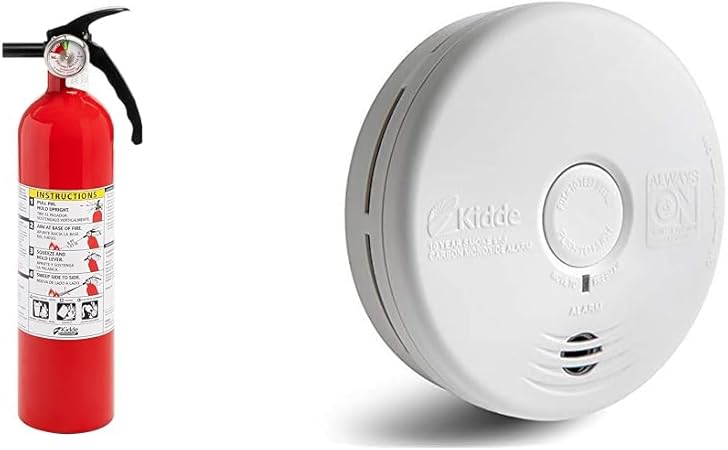 Kidde Fire Extinguisher for Home, 1-A:10-B:C, Dry Chemical Extinguisher ...