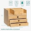 Navaris Bamboo Desk Organiser - Keep Your Desk Tidy with Desk Drawer ...