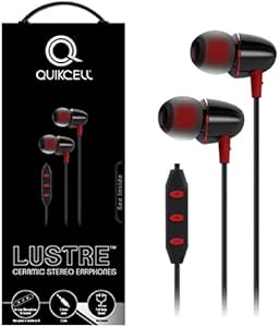 Amazon.com: Quikcell Ceramic Wired Headset with 8MM Drive for Purity of Sound for Apple ...
