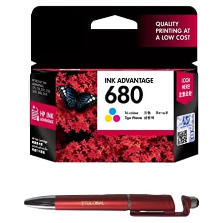 HP 680 Tri-color Original Ink Advantage Cartridge : Amazon.in ...