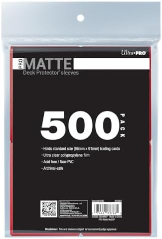 Amazon.com: Ultra Pro 7442784515 Deck Protectors - Pro-Matte Black ...