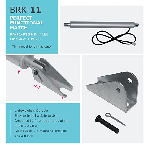 Snapklik.com : 12V Mini Tubular Linear Actuator 24 In 33 Lbs Slim In ...