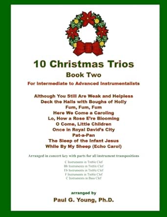 10 Christmas Trios: Book Two – for Intermediate to Advanced ...
