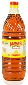 MANAS Kachi Ghani Mustard Oil, 1 Litre (Pack Of 1) : Amazon.in: Grocery ...
