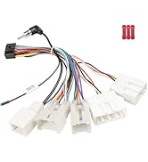 Amazon.com: Zenoruslky Android Stereo Wiring Harness Kit for Toyota ...