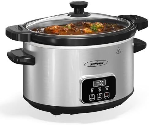 Amazon.com: Crock-Pot 4 Quart Travel Proof Cook and Carry Programmable ...