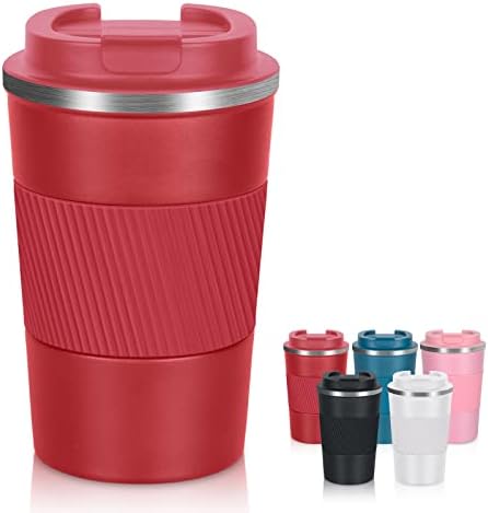 Dycietx Travel Mug with Leakproof Lid,Insulated Reusable Coffee Mug for ...