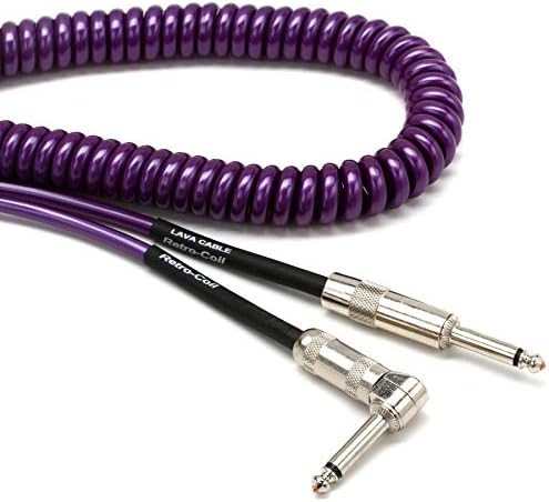 Amazon.com: Lava Cable Retro Coil Instrument Cable Metallic Purple, 20 ...
