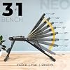 The Cube Club Neo Heavy Duty Foldable Gym Bench Multipurpose Full Body ...