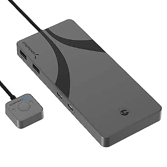 SABRENT Thunderbolt 4 KVM Switch, Peripheral Sharing with 3X ...
