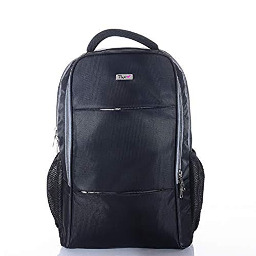 Buy FLYIT WITH THE IMAGE OF KITE Unisex Synthetic Backpack (Black) at ...