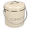 Navaris Metal Compost Caddy Bin - 3 Litre Kitchen Composting Bucket ...