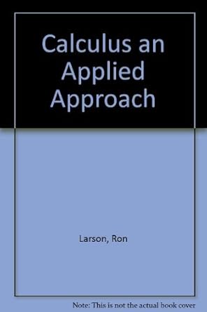Buy Calculus an Applied Approach Book Online at Low Prices in India ...