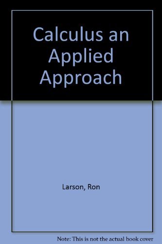 Buy Calculus an Applied Approach Book Online at Low Prices in India ...